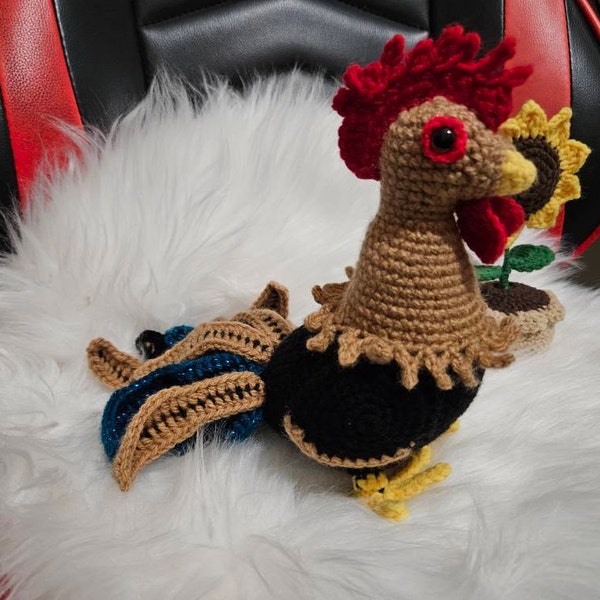 Cockerel/rooster Crochet PATTERN USA Terms-english Language, Digital ...