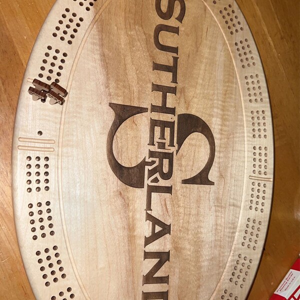 Personalized Cribbage Board, Custom Cribbage Board, Couples Gift ...