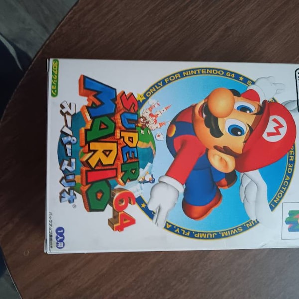 Super Mario 64 | NTSC-J | Nintendo 64 | N64 | Ja | Reproduction Box and ...