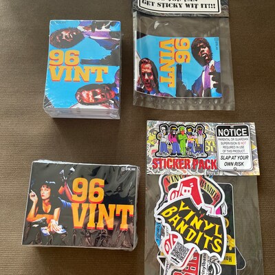 100 Full Color Sticker Labels, Graphic Stickers, Personalized Labels ...