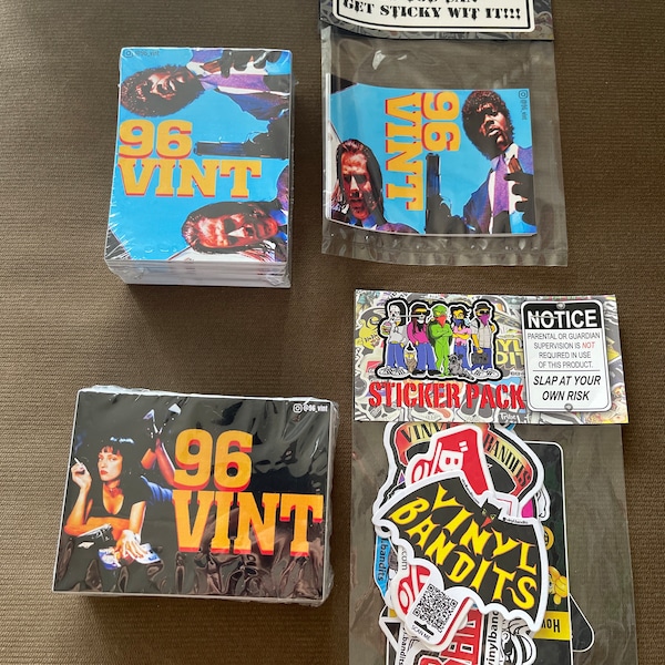 100 Full Color Sticker Labels, Graphic Stickers, Personalized Labels ...