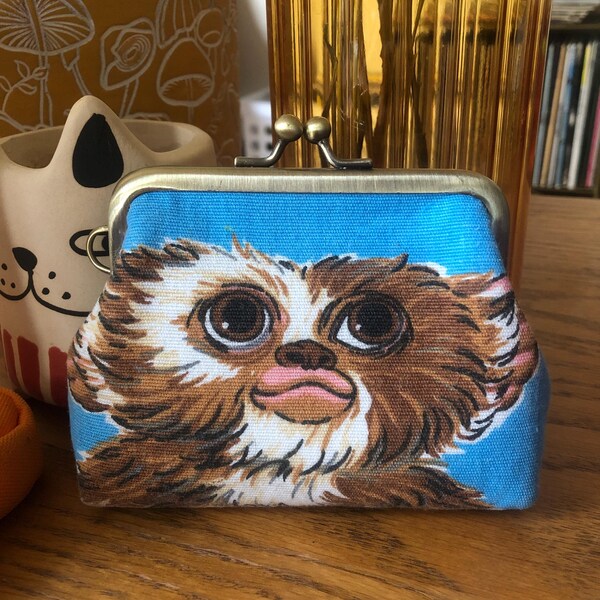 Mia Charro Cat 10.5cm Kiss Lock Framed Gamaguchi Pouch Vintage Flower ...