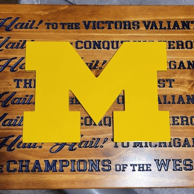 University of Michigan Sign - Etsy