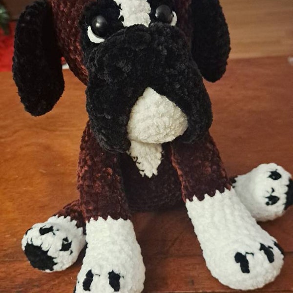 Boxer Crochet Pattern, Crochet Boxer, Boxer, Crochet Pattern, Amigurumi ...