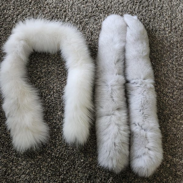 Reddish Dyed Silver Fox Fur Skin/pelt - Etsy