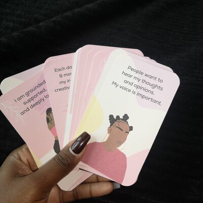 21 Affirmation Cards for Women of Color, Digital Download, Mindfulness ...