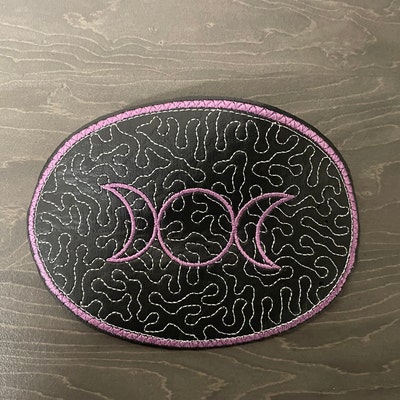 The Witches Alphabet 12mm Pagan Machine Embroidery Design. Instant ...