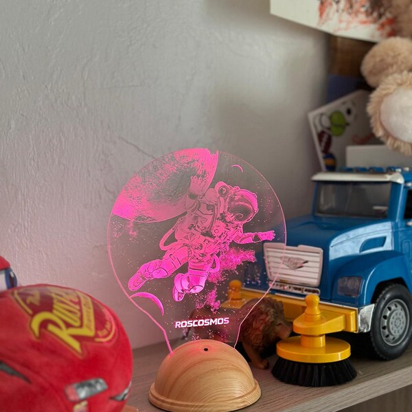 Photo Engraved 3D LED Lamp - Custom Photo Night Light, Personalized ...