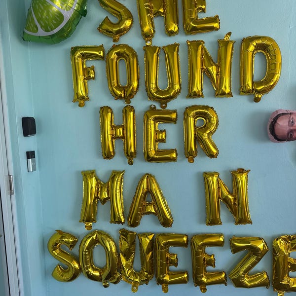 YAY Birthday Balloon Banner Custom Number Birthday Party Decor YAY 21 ...