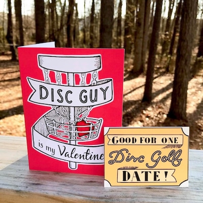 Disc Golf Birthday Card Frisbee Golf Birthday for Her for - Etsy