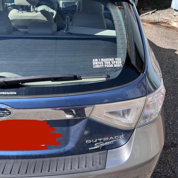 Car Sponsor Grocery List Decal / Car Decal,funny Sponsor Decal, Grocery ...