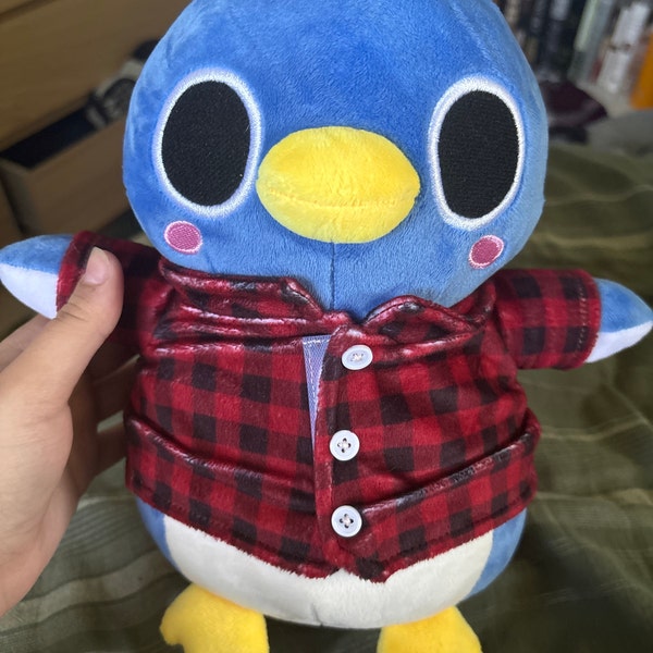 Pingki Penguin Blue Buddy Thigh High Socks - Etsy