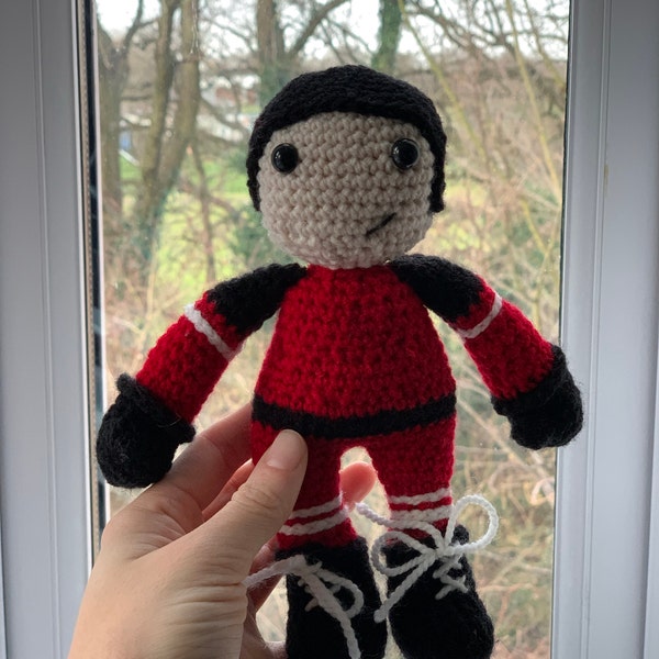 CROCHET PATTERN: Hockey Player Amigurumi Crochet Pattern - Etsy