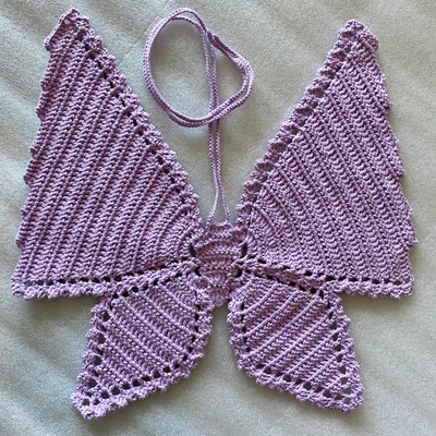 Crochet Butterfly Top Pattern - Etsy