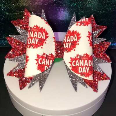 4th July Ribbon Bow SVG, Independence Day Birthday Bow SVG, USA Red ...