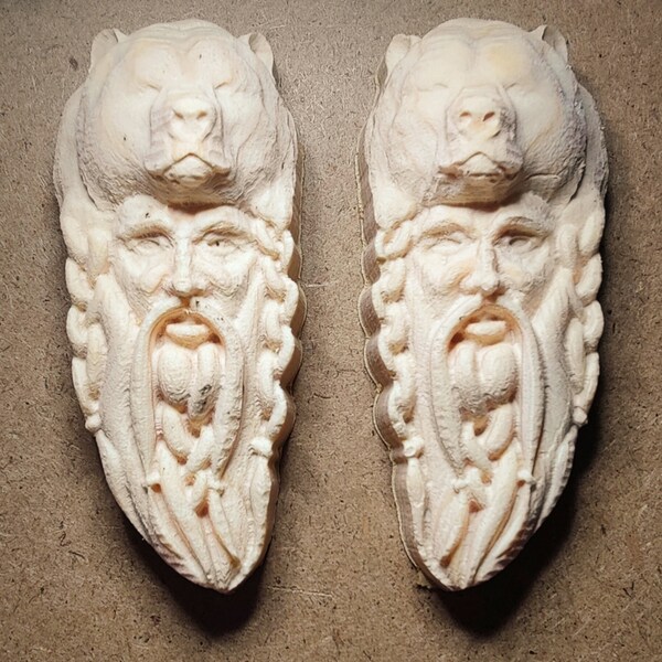 Bear and Oldman, 3D STL Model for Cnc Users, CNC Router Engraver, V ...