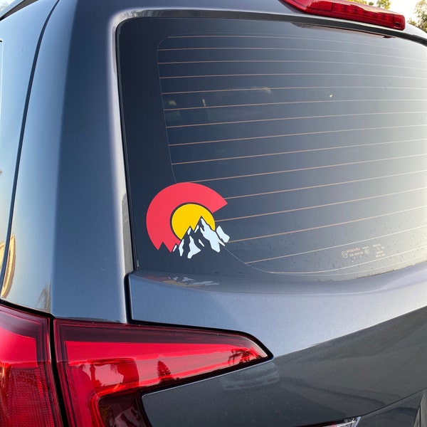 Colorado Flag Logo Sticker, Colorado Logo Sticker , Colorado Logo Decal ...