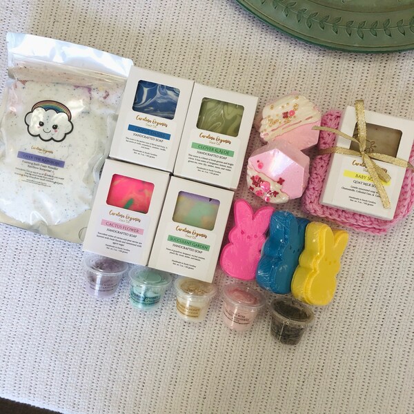 Natural Skin Care Sample Pack: Seven Different Scents, Whipped Butters ...