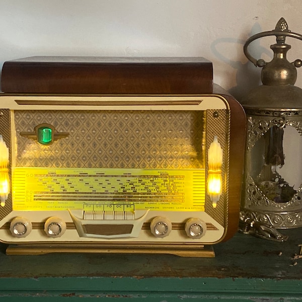 This is a Rare Hi-fi Restored Tube Radio From 1952! A Sonolor Sensation ...