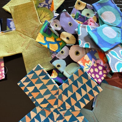 Printable 60 Degree Diamond EPP Template Instant PDF Download - Etsy