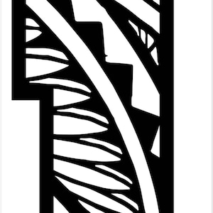 Polynesian Tribal Letters and Numbers Bundle | Tribal Letters A to Z ...