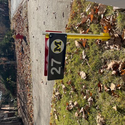 Georgia Metal Address Marker Sign Reflective Vinyl House Number Plaque ...