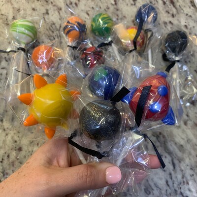 Rocket Ship and Planet Cake Pops - Etsy