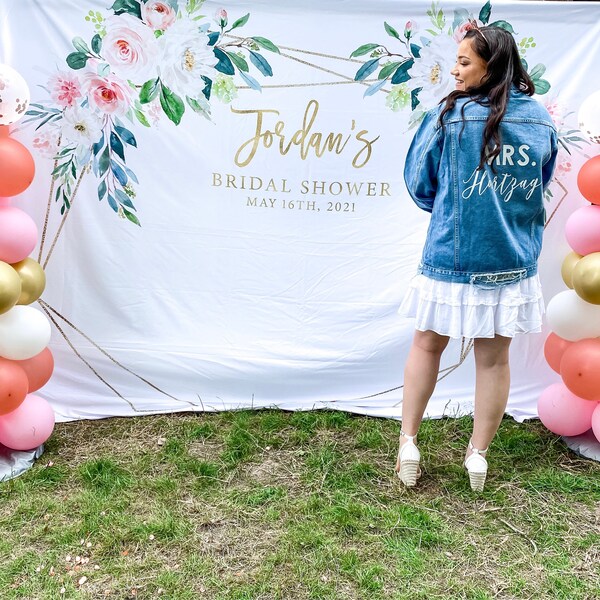 Custom Backdrop, Quote Backdrop, Wedding Vow Backdrop, Calligraphy ...