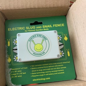 Electric Slug and Snail Fence Kit. Protection for Plants, Easy to Use ...