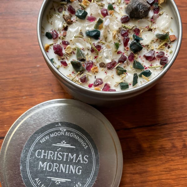 Christmas Morning Candles - Holiday Crystal Candle - Christmas Candle ...