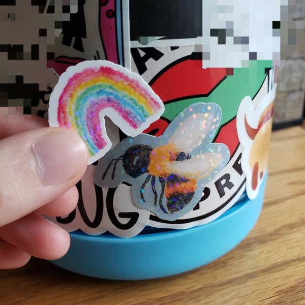 Mini Rainbow Sticker, Waterproof Rainbow, Rainbow Sticker, Pride ...