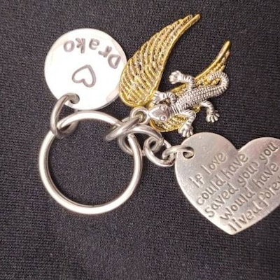 German Shorthaired Pointer Memorial Keychain, GSP Key Chain, Dog ...