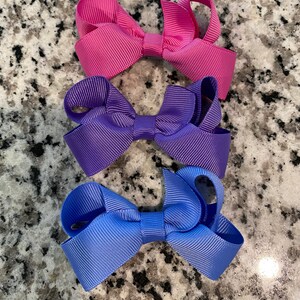 Large 6 Inch Hair Bow 6 Inch Bows Cheer Bow Big Bow Large | Etsy
