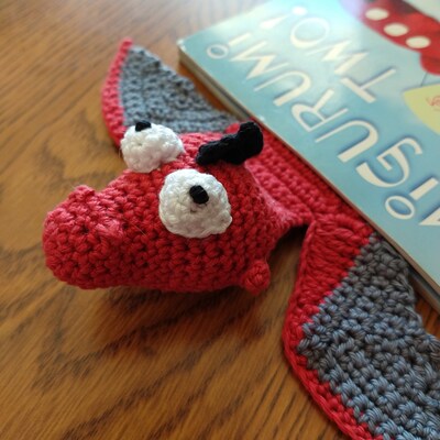 Dragon Bookmark Crochet Pattern Amigurumi PDF Pattern - Etsy