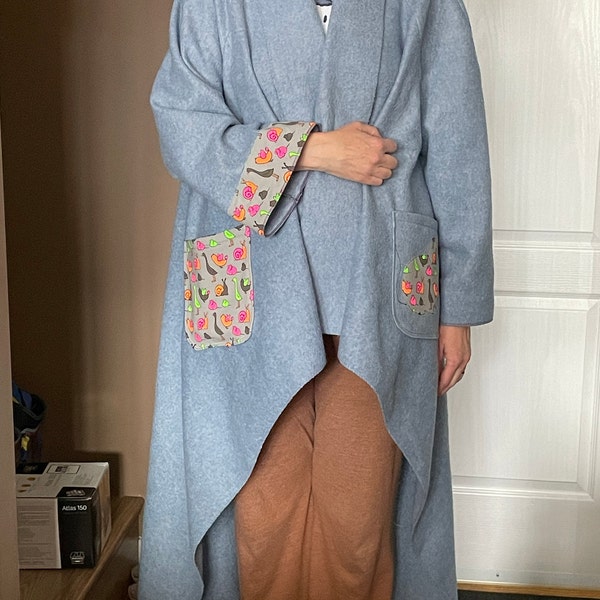 Blanket Coat PATTERN - Digital Pdf + Video Tutorial, Suitable for ...