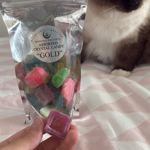 Crystal Candy Percy Jackson Lotus Flower Kohakutou Candy, ASMR Viral ...