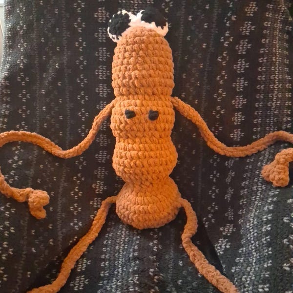 Marcus the Worm Crochet Pattern, Beginner Friendly Plush DIY, Adorable ...