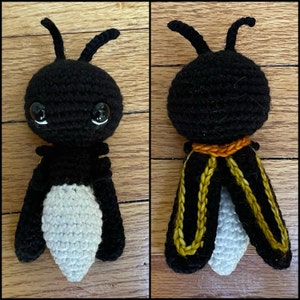 PATTERN: Flicker the Firefly Crochet Firefly Pattern Amigurumi ...