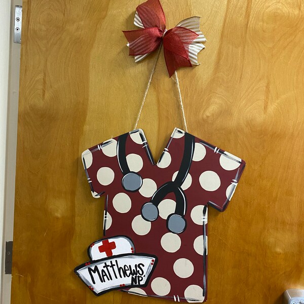 Nurse Door Hanger | Nurse | Nursing | RN | Nurse Decor | Nurse ...