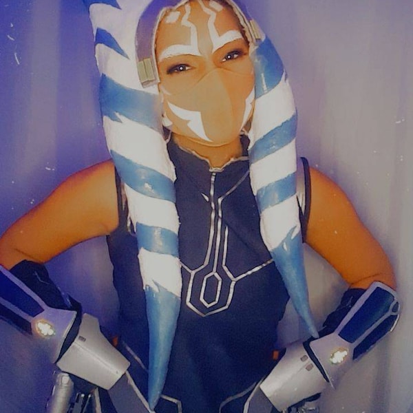 Ahsoka Tano Star Wars Clone Wars Rebels Costume Inspired Reversible ...
