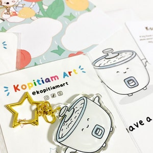Chinese Dim Sun Steam Bun Key Chain | Cute Asian Food Stationery - Etsy