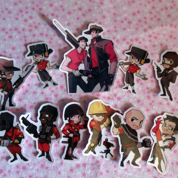 Team Fortress 2 TF2 Stickers - Etsy