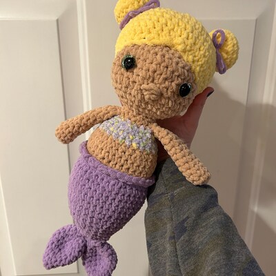 The Original Merbabies Amigurumi Pattern, Crochet Merbaby Plushie ...