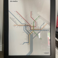 LIRR Map / New York City / Long Island Rail Road / NYC Minimal Poster ...