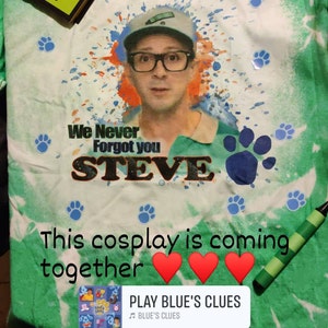 Blues Clues Steve Tee - Etsy