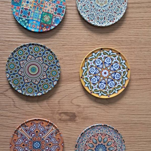 Placemats / Mediterranean Persian Pattern | Placemats Set of 2, 4, 6 ...