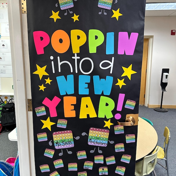POP ITS Bulletin Board Borders and Banner- Bulletin Border Kit-teacher ...
