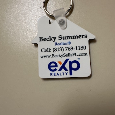 Realtor Sold Sign Keychain, Closing Gift for Clients, House Key Keyring ...