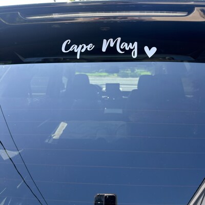 Custom Car Decals With Custom Font, Symbols, and Vinyl Color, Custom ...