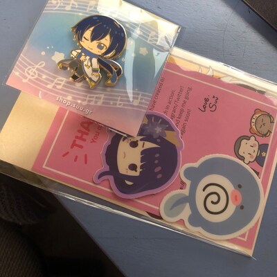 Virtual Vocalist Kaito Hard Enamel Pin, Valentine's Day Gift - Etsy